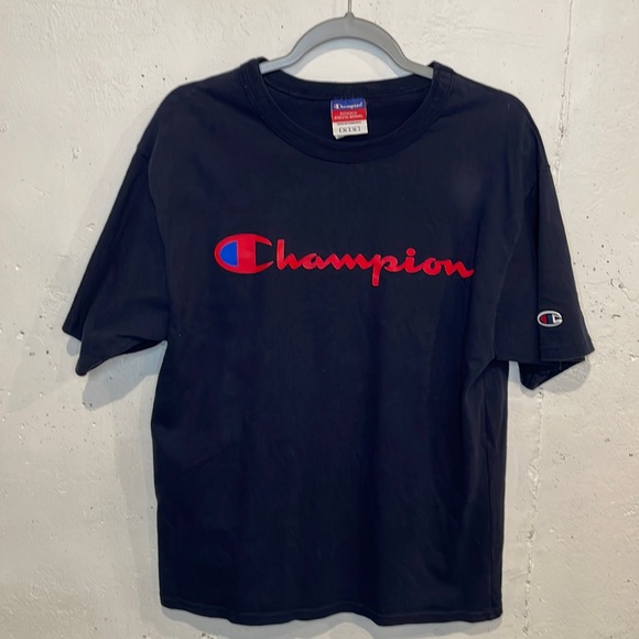 Champion | Shirts | Mens Champion Tshirt Size M Navy Blue | Poshmark